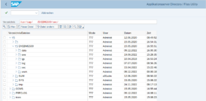 SAP-Verzeichnis (TC: AL11) - Dateien löschen und hochladen - abresa GmbH